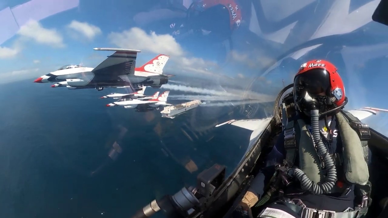 Air Force Thunderbirds America Strong Flyovers of San Diego & Los ...