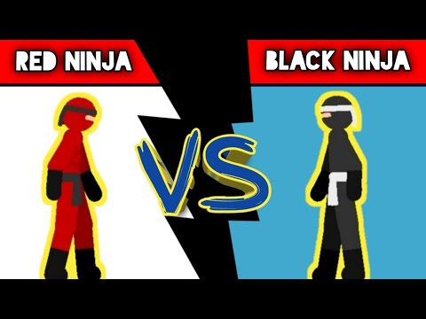 stick nodes: red ninja vs black ninja - YouTube