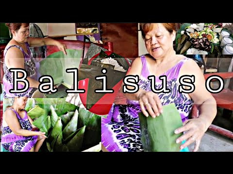 How to make Balisuso | Binalot na bigas - YouTube