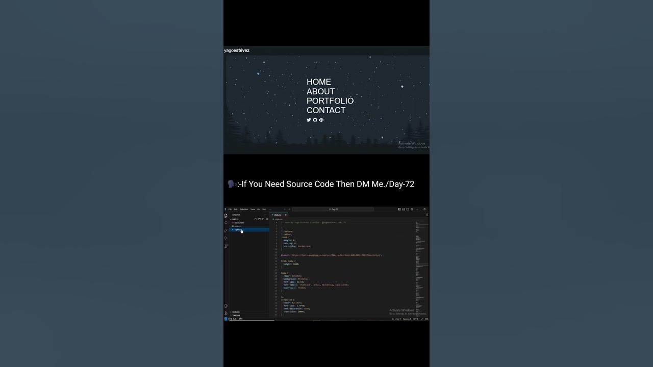 Portfolios Pageshortsvideoshortsshortviraltrendingcodehubcss3animationhtmlwebcolor