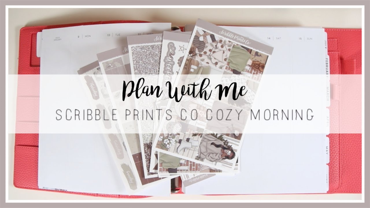 Plan With Me! | Scribble Prints Co Cozy Winter - YouTube