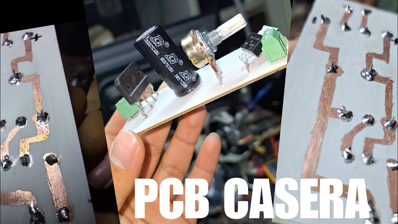 ¿Cómo hacer una placa PCB casera? #PCB #Ingeniería - YouTube