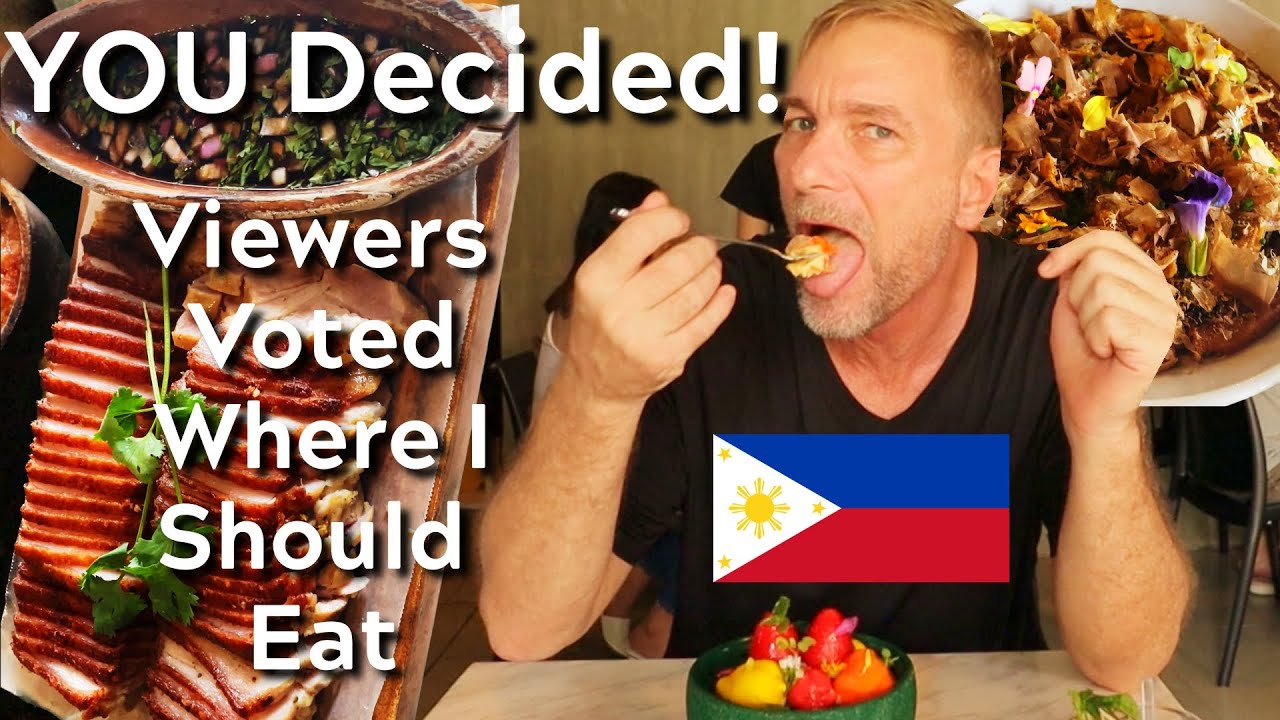 MASSIVE FILIPINO FOOD TOUR In Manila: You voted where I should eat ...