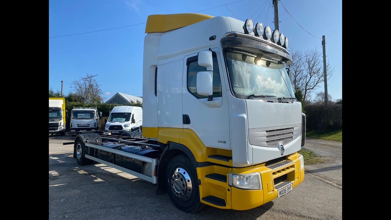 Renault Premium Chassis Cab For Sale - YouTube