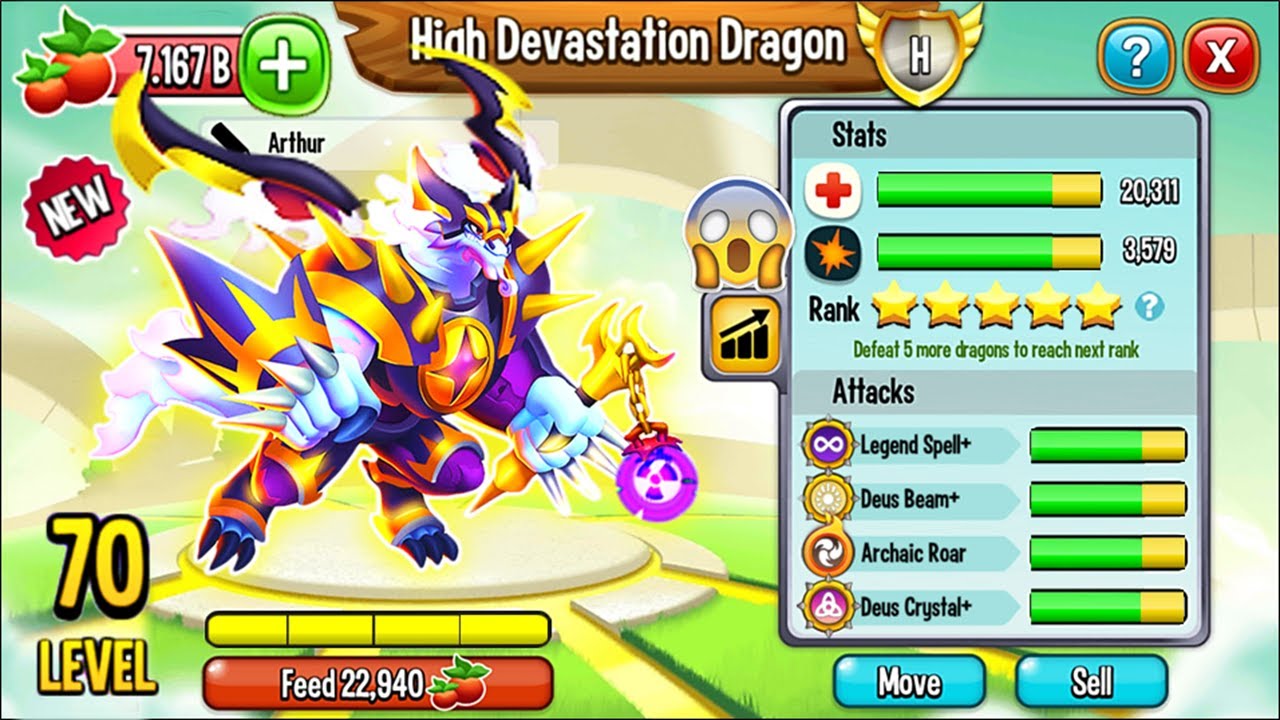 Dragon City: High Devastation Dragon, NEW HEROIC | EXCLUSIVE DRAGON ...