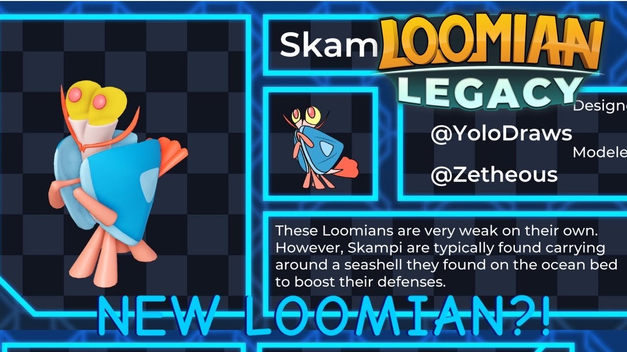 New Loomian Revealed! Roblox Loomian Legacy - YouTube