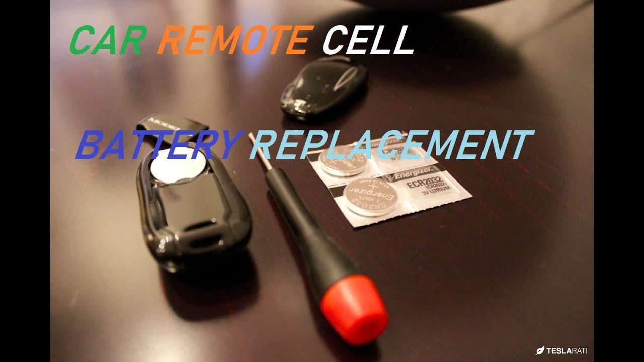 how to replace car remote key battery - YouTube