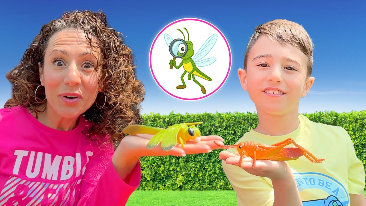 DeeDee and Matteo Video Compilation About Insects and Animals - YouTube