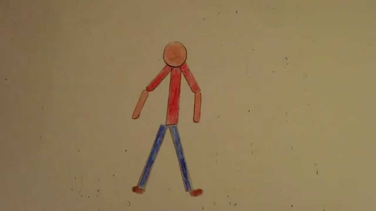 Cardboard Man Animation - YouTube