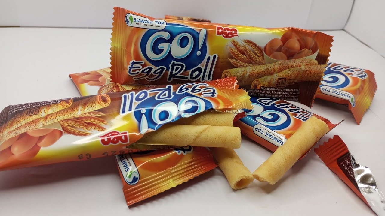 Unboxing Go Egg Roll Wafer Roll - YouTube