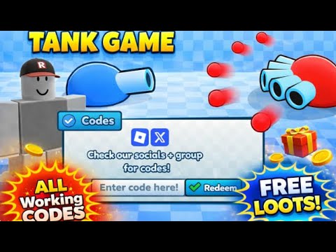 ALL WORKING CODES For Tank Game 2026 (FREE Rewards!) - YouTube