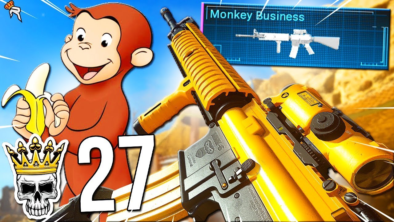 the *NEW* M4A1 "Monkey Business" MY BEST WARZONE GAMEPLAY YET! 27K SOLO ...