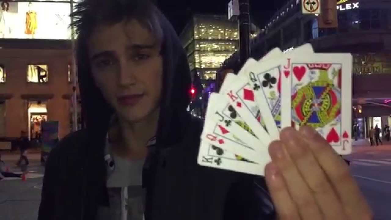 Steven magician interactive card ( from canada toronto)HD - YouTube