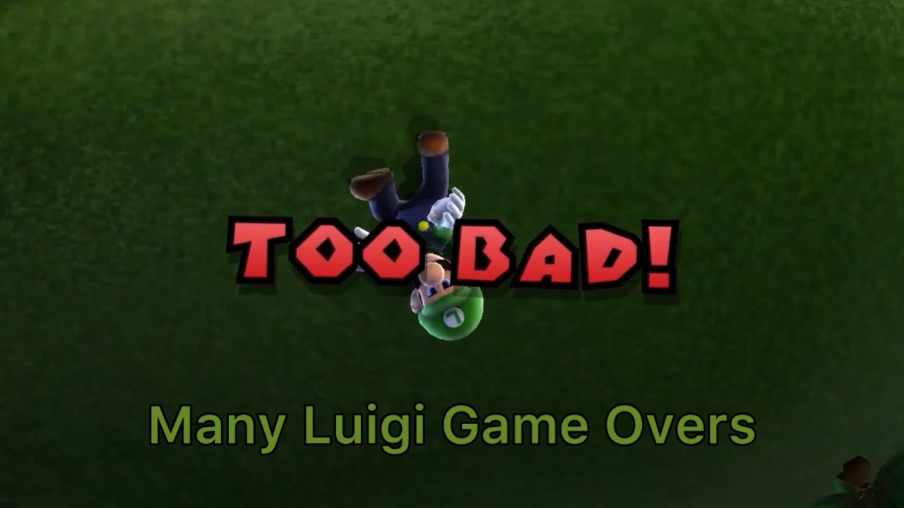 Super Mario Galaxy, TOO BAD! (Luigi Edition) - YouTube