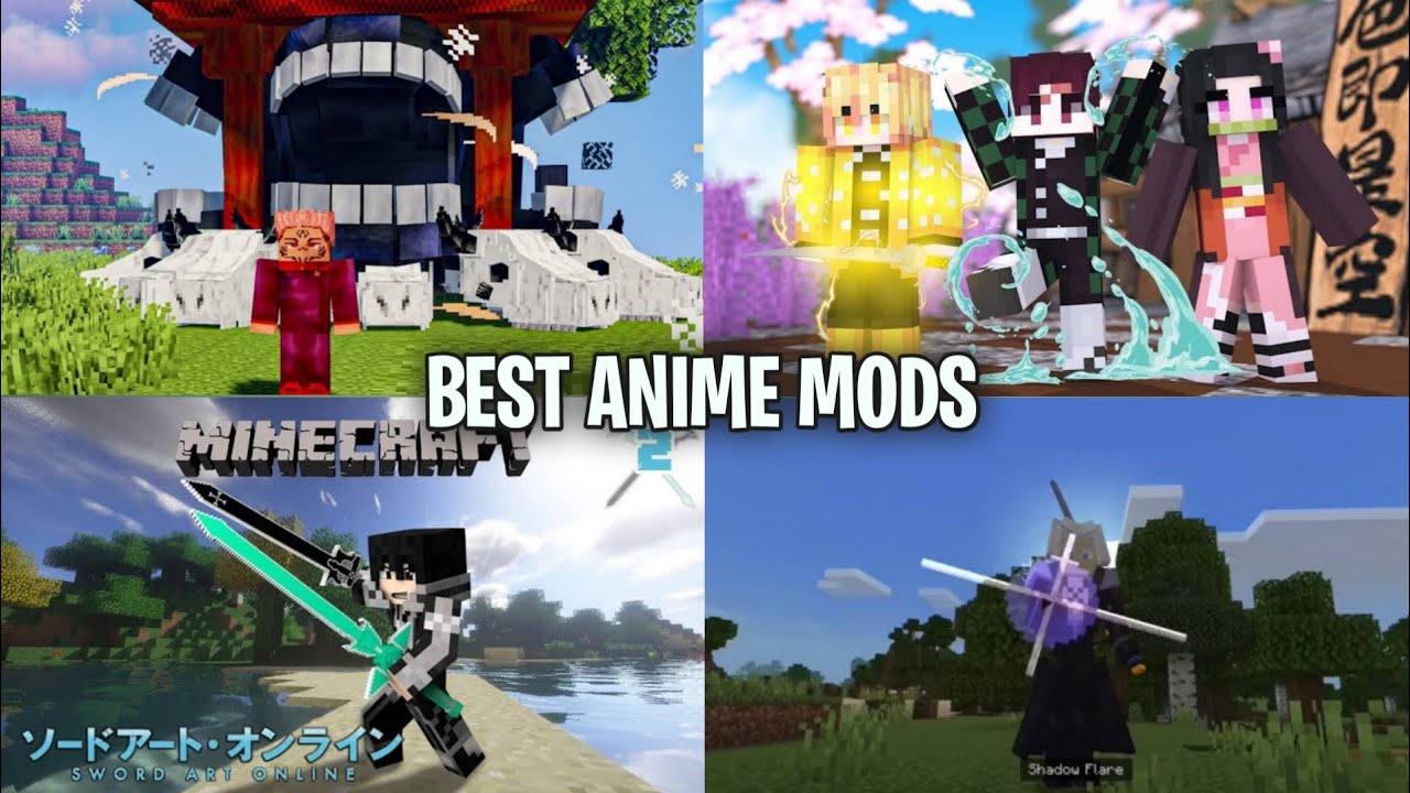 Top 5 best Anime mods or addons for mcpe 1.18+ - YouTube