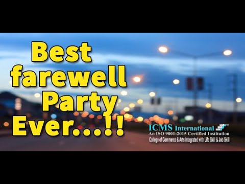 ICMS International - Farewell Party (SHUBHAMASTHU-2k19) - YouTube