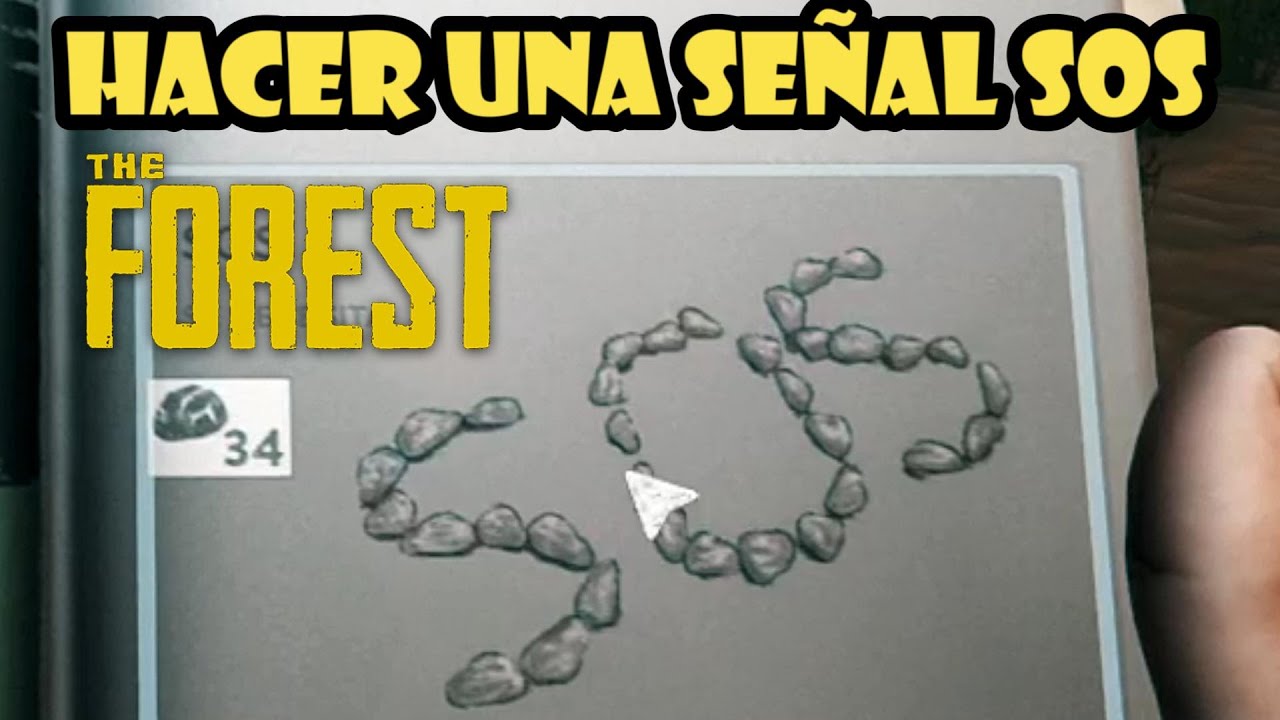 Como hacer una Señal SOS en The Forest ️ - YouTube