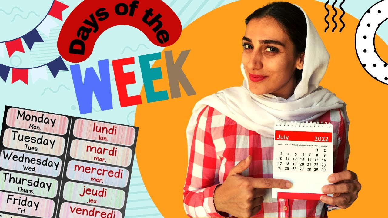 French days of the week | Learn weekdays in French - YouTube