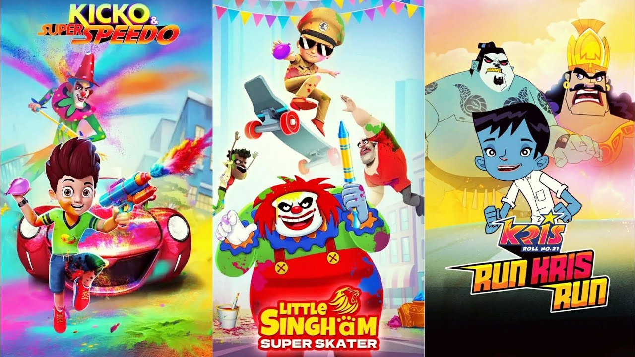 KICKO & SUPER SPEEDO, LITTLE SINGHAM SUPER SKATER , RUN KRIS RUN ...