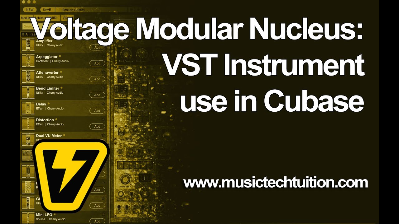 Voltage Modular: VST Instrument use in Cubase - YouTube
