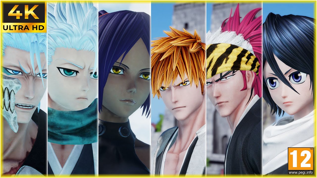 JUMP FORCE! All Bleach Characters | Transformation | Map Transition ...
