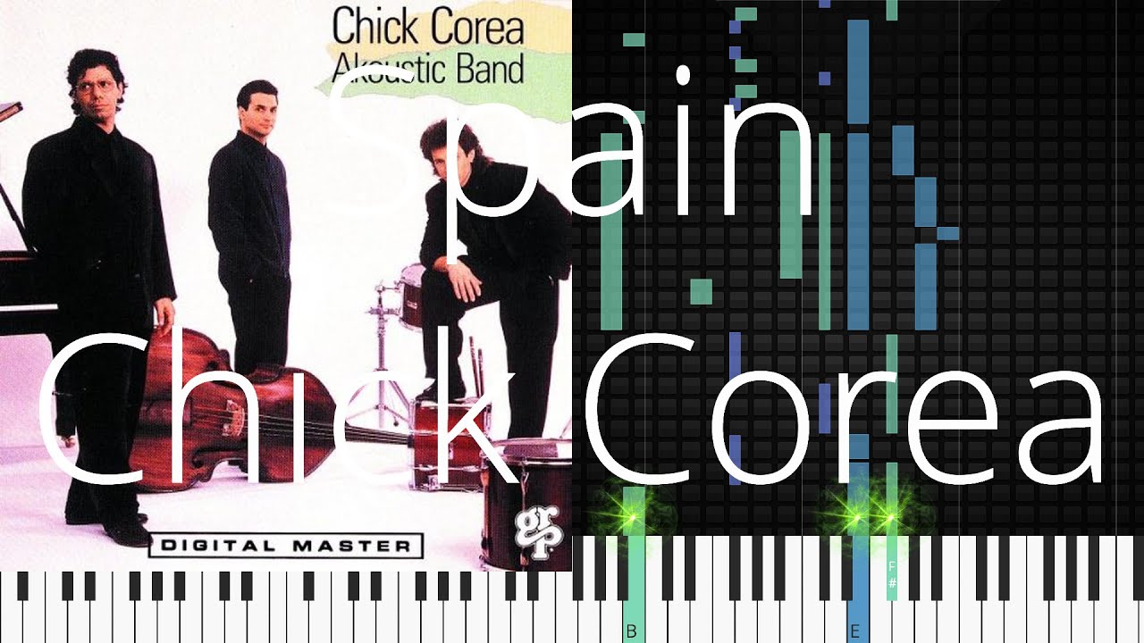 🎹 Spain, Chick Corea, Synthesia Piano Tutorial - YouTube