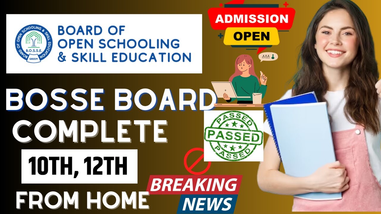 BOSSE Board 10th/12th Online Admission | Complete Ghar se Online 10th ...