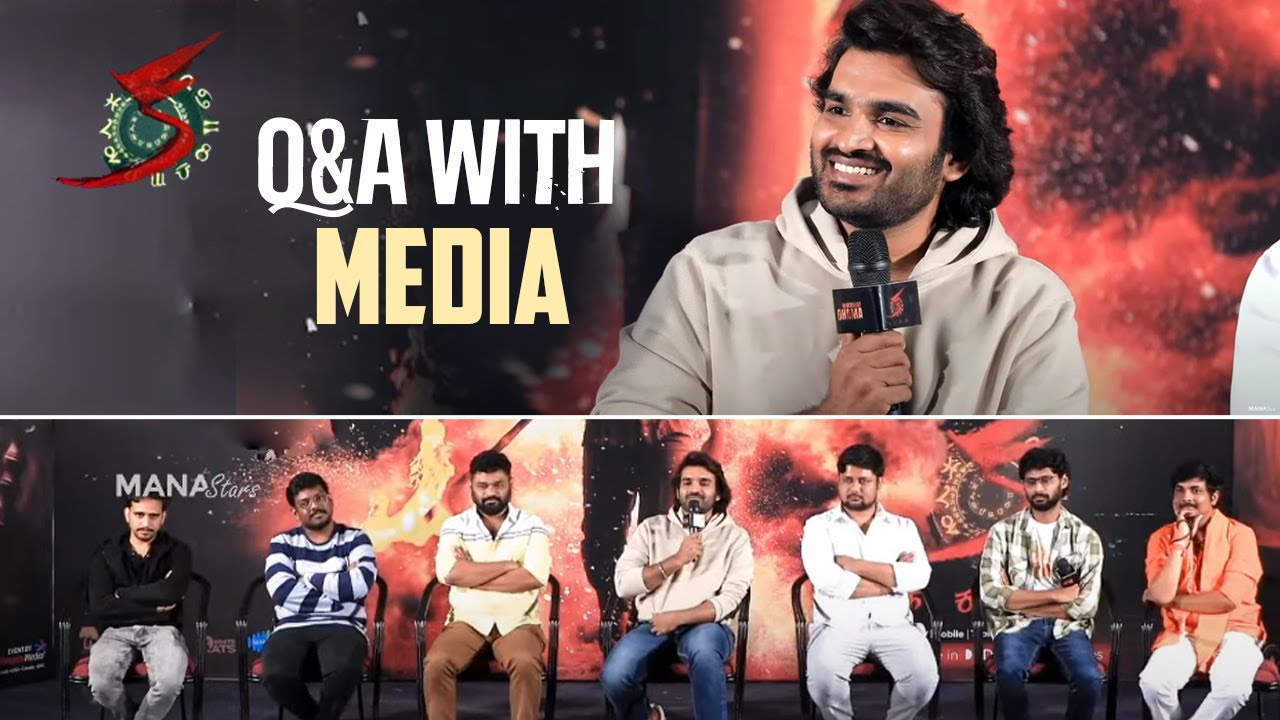 Kiran Abbavaram & KA Movie Team Q & A With Media | Sujith | Sandeep ...