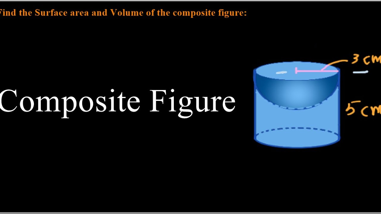 Finding the surface area and Volume of a Composite figure | Geometry ...