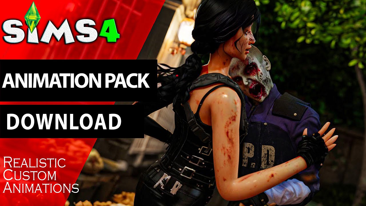 Sims 4 Animation pack Download | Zombie Apocalypse Part 1 | Realistic ...