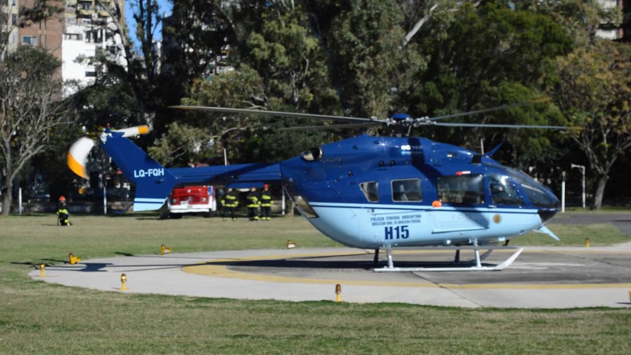 Airbus Helicopters EC-145 H-15 transportando al Monchi a Rosario 07-06 ...
