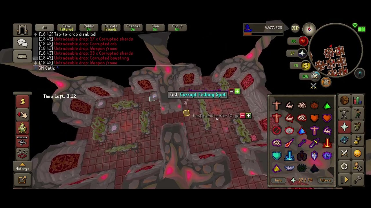 OSRS Mobile Perfect Corrupted Hunllef - YouTube
