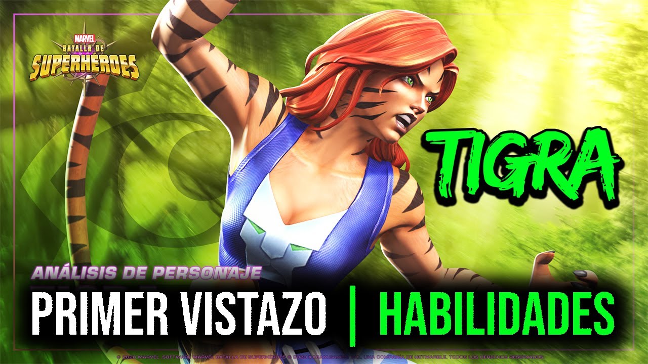 TIGRA Análisis de Habilidades | Tiene Daño Físico Extra Como RED HULK ...