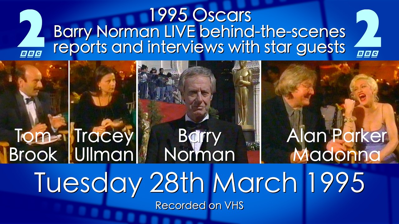 Barry Norman 1995 Oscars: LIVE with guest interviews | BBC 2 | 28th ...