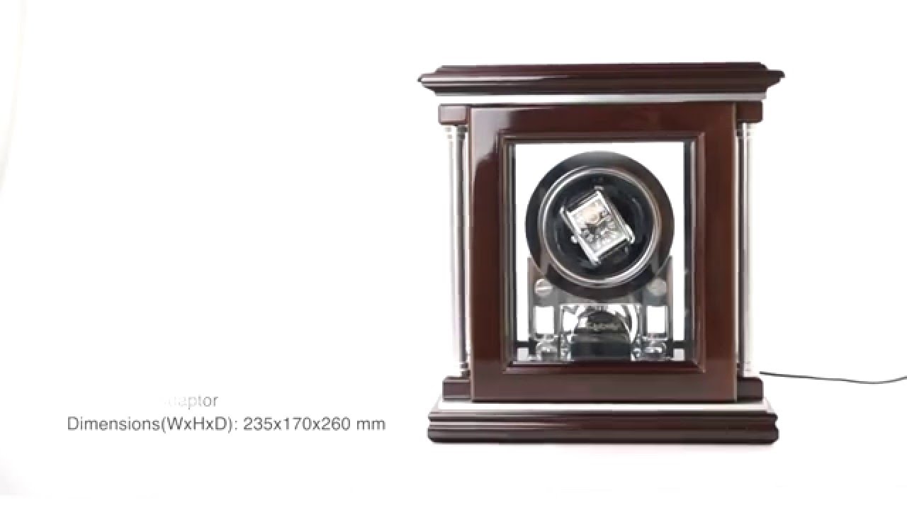 Jebely Wooden Luxury Watch Winder_Golden Classic Showcase JBW607 - YouTube