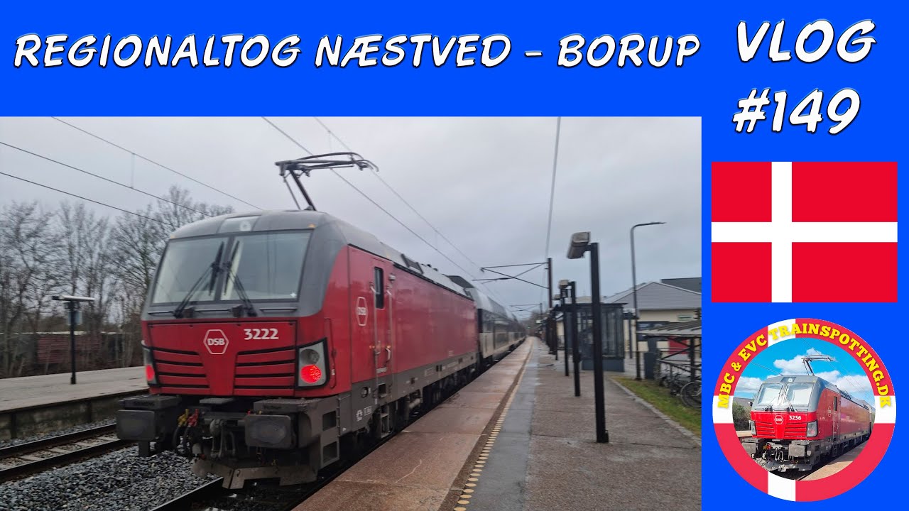 Regionaltog Næstved - Borup | Trip report | Vlog 149 - YouTube