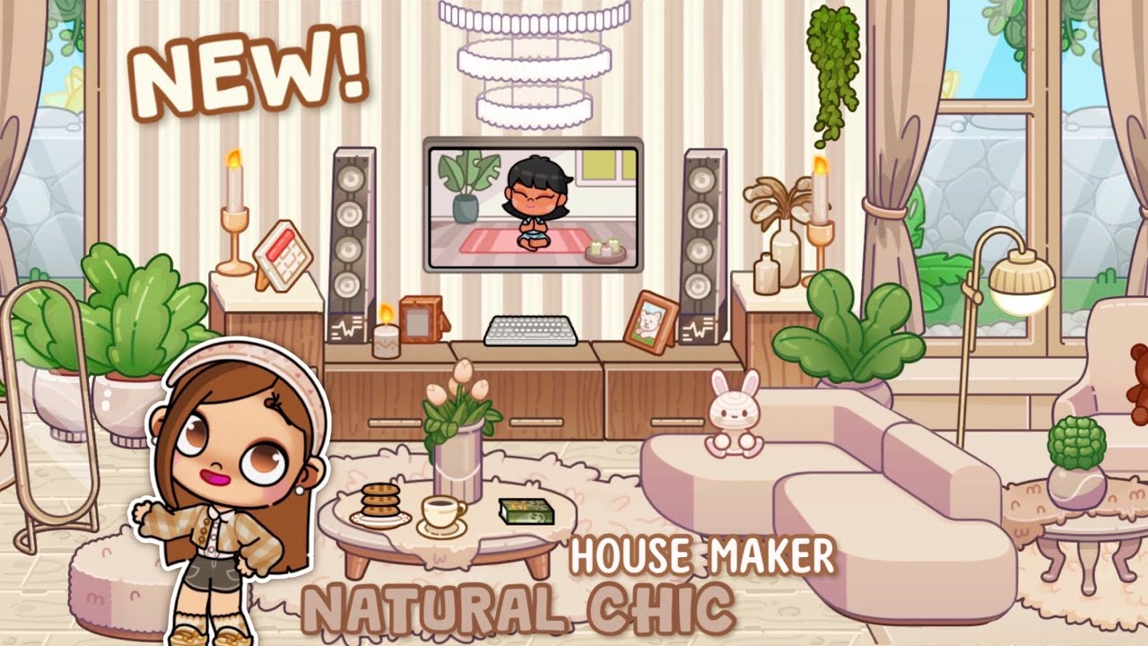 AVATAR WORLD NEW FREE NATURAL CHIC AESTHETIC HOUSE MAKER🤎🪴|HOUSE DESIGN ...