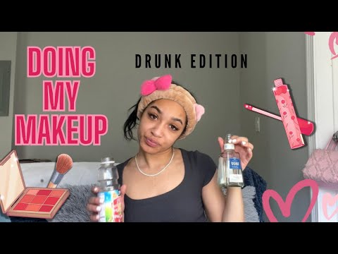 DRUNK MAKEUP TUTORIAL! (I TOOK 10 SHOTS) - YouTube