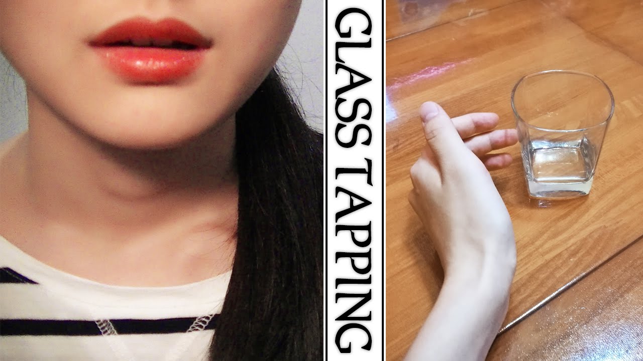 ASMR | Soft Whispering + Gentle Glass Tapping | 3D Binaural - YouTube