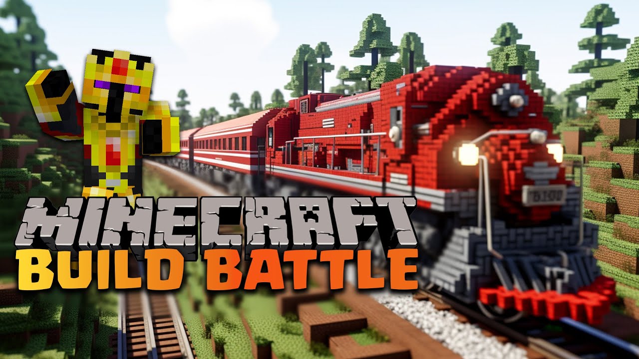 BUILD BATTLE SUR LE THEME DU TRAIN - YouTube