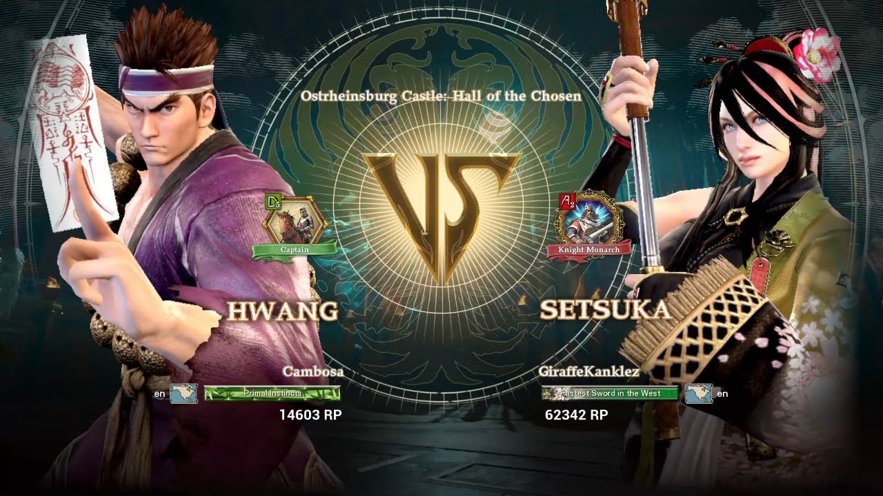 [#SCVI] Cambosa (Hwang) vs. GiraffeKanklez (Setsuka) [Ranked Match ...