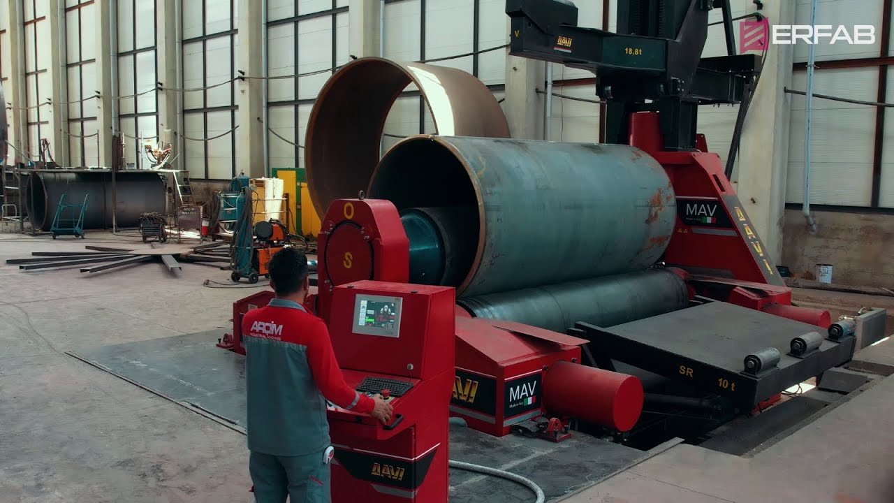 Plate Roll - MAV (3 rolls) - Cement Industry - @ Arcim - YouTube