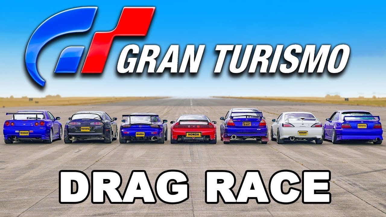 Gran Turismo DRAG RACE... In real life! @carwow - YouTube