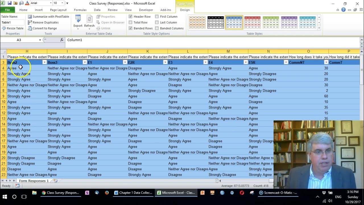 How to Download & Prepare Survey Data for Analysis in Excel - YouTube