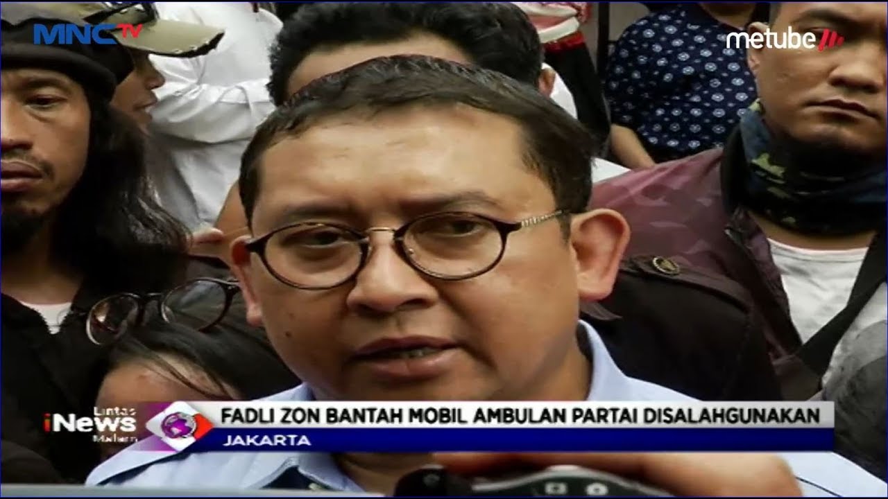Polisi Amankan Ambulans Gerindra Bawa Batu, Begini Reaksi Fadli Zon ...