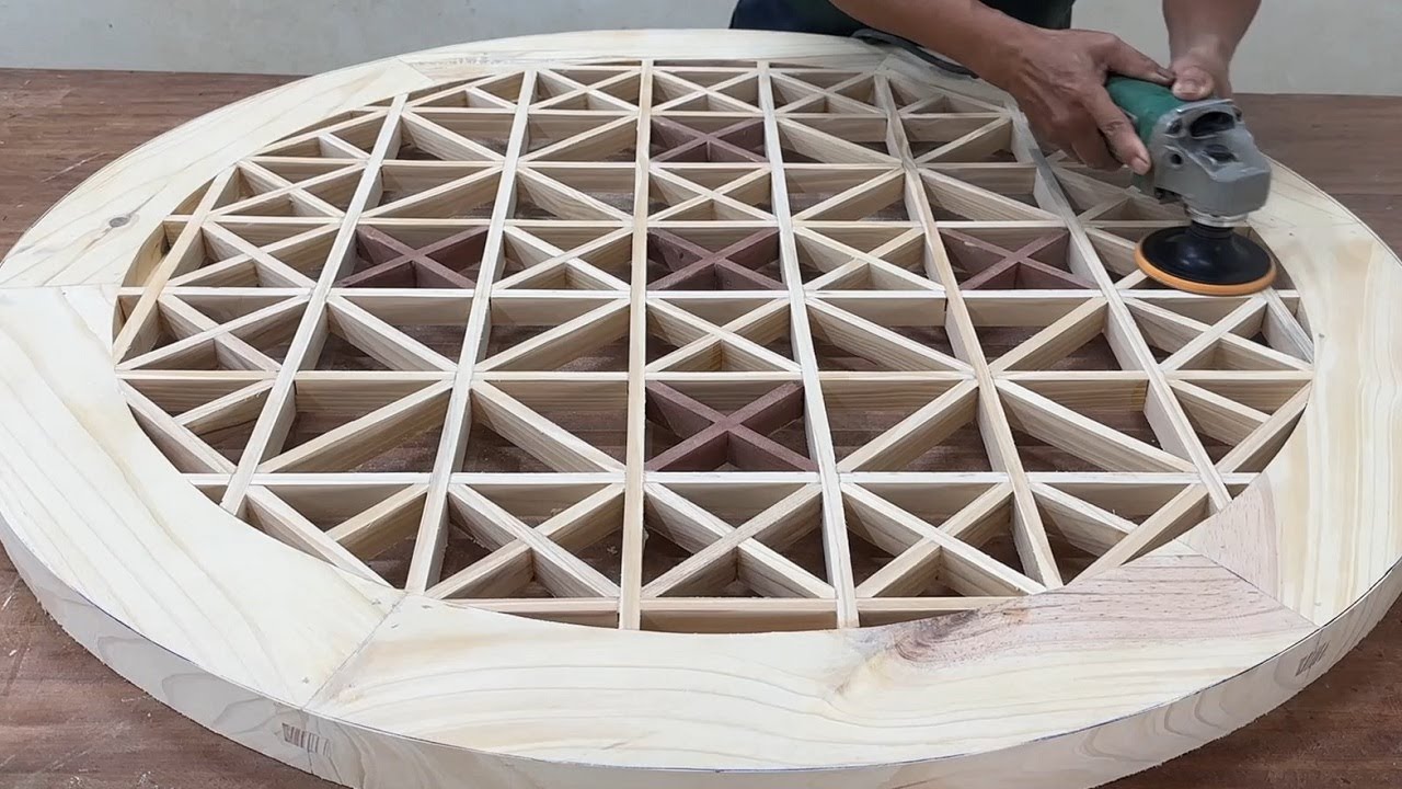 Very Interesting And Unique Woodworking Art // Awesome Stylish Coffee ...