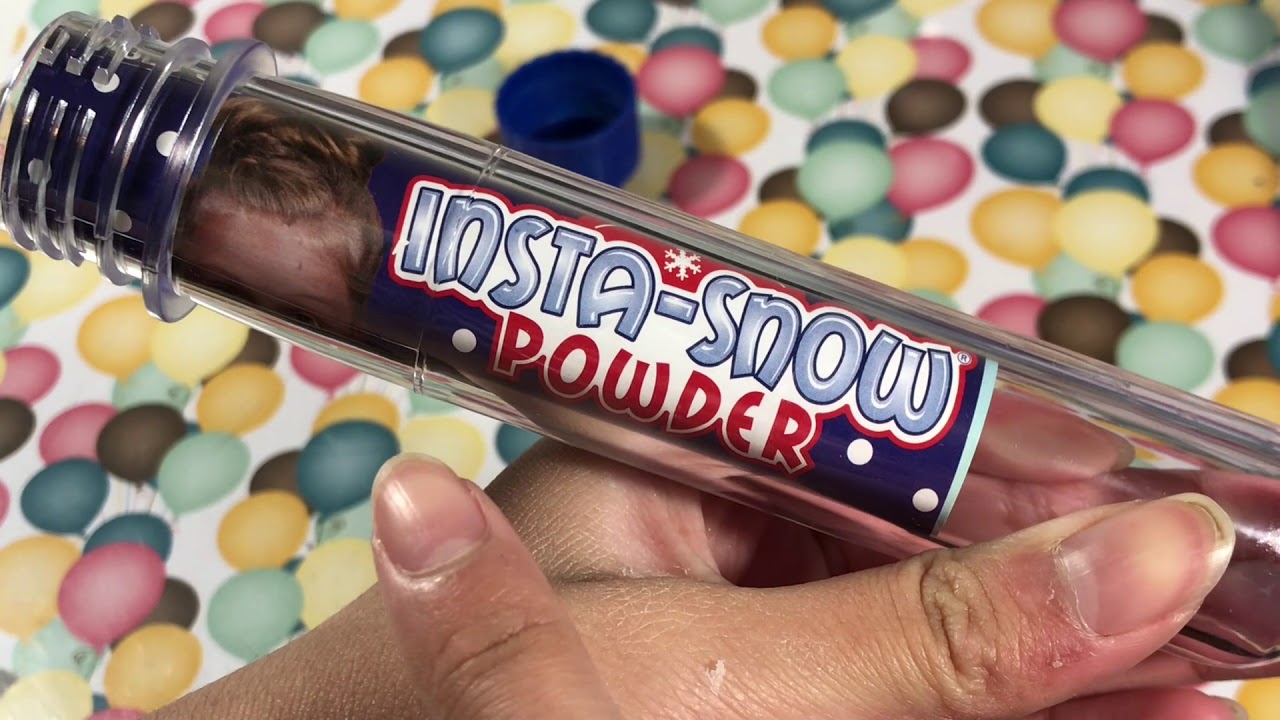 Testing out the TARGET instant snow!! {does it work for slime ...