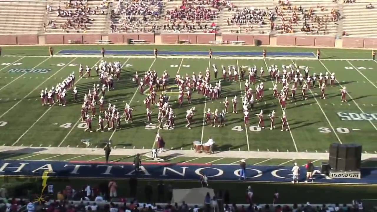 Alabama A&M marching Band Drumline 2009 Chattanooga Tennessee - YouTube
