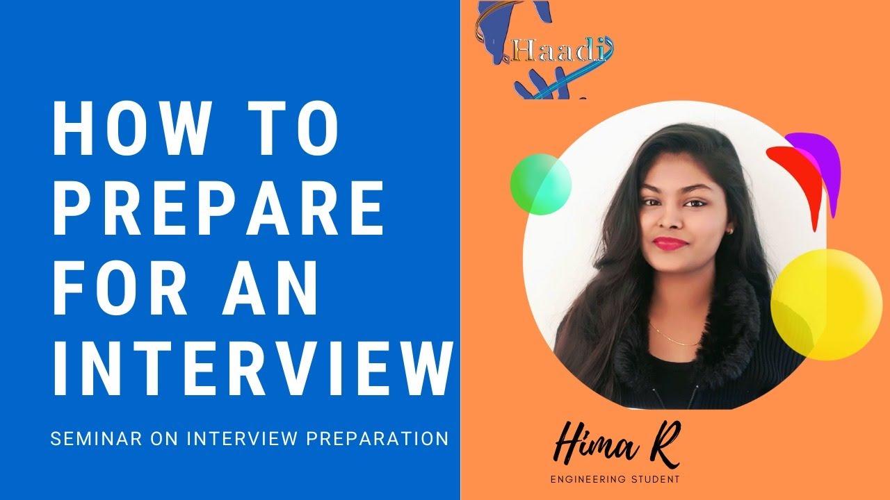 Seminar on how to clear interviews by Hima R - YouTube