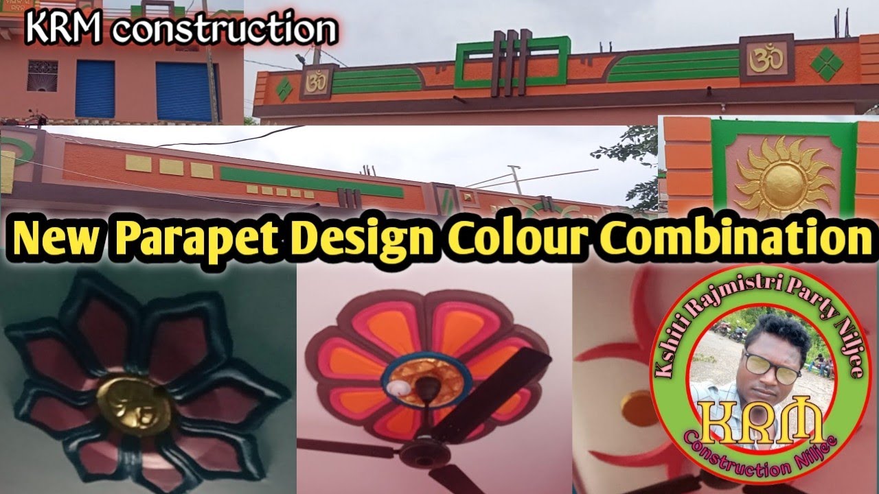 Colour Combination New Wall Parapet Design New POP Design Colour ...